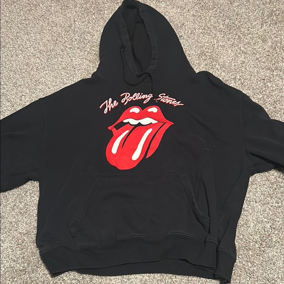 the Rolling Stones | Sweaters | Rolling Stones Black Hoodie | Poshmark